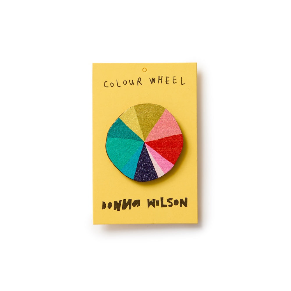 Colour Wheel Pin Badge – Donna Wilson