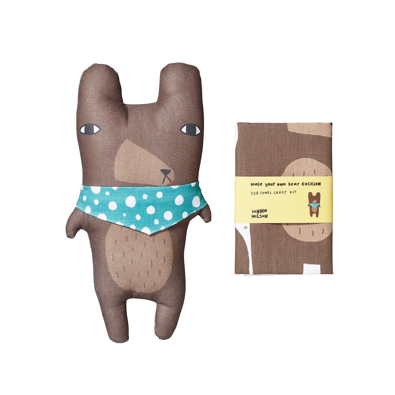 Make Your Own Bear Tea Towel Craft Kit – Donna Wilson