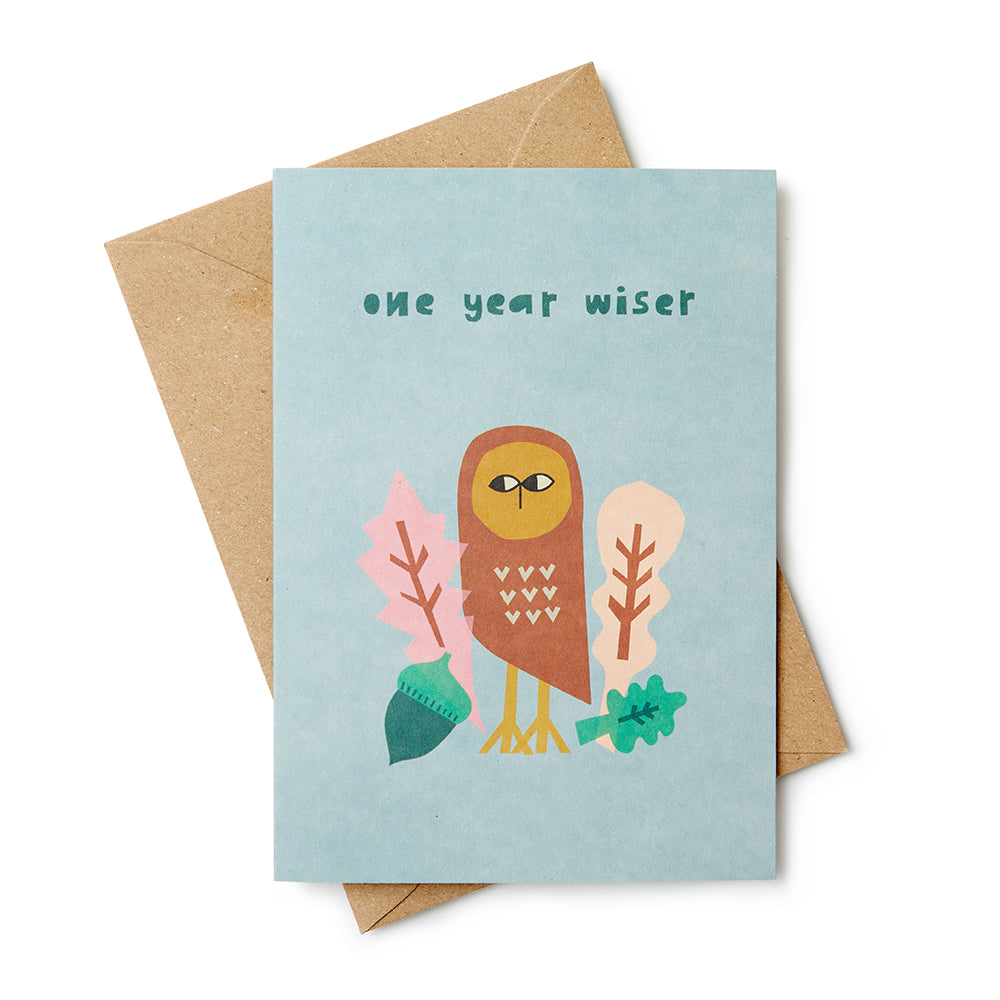 One Year Wiser Card – Donna Wilson